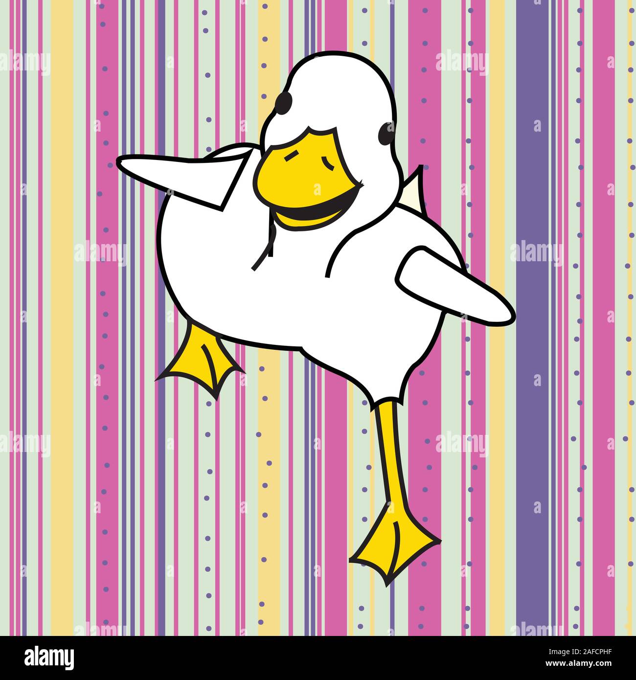 Duck hand drawn hi-res stock photography and images - Alamy