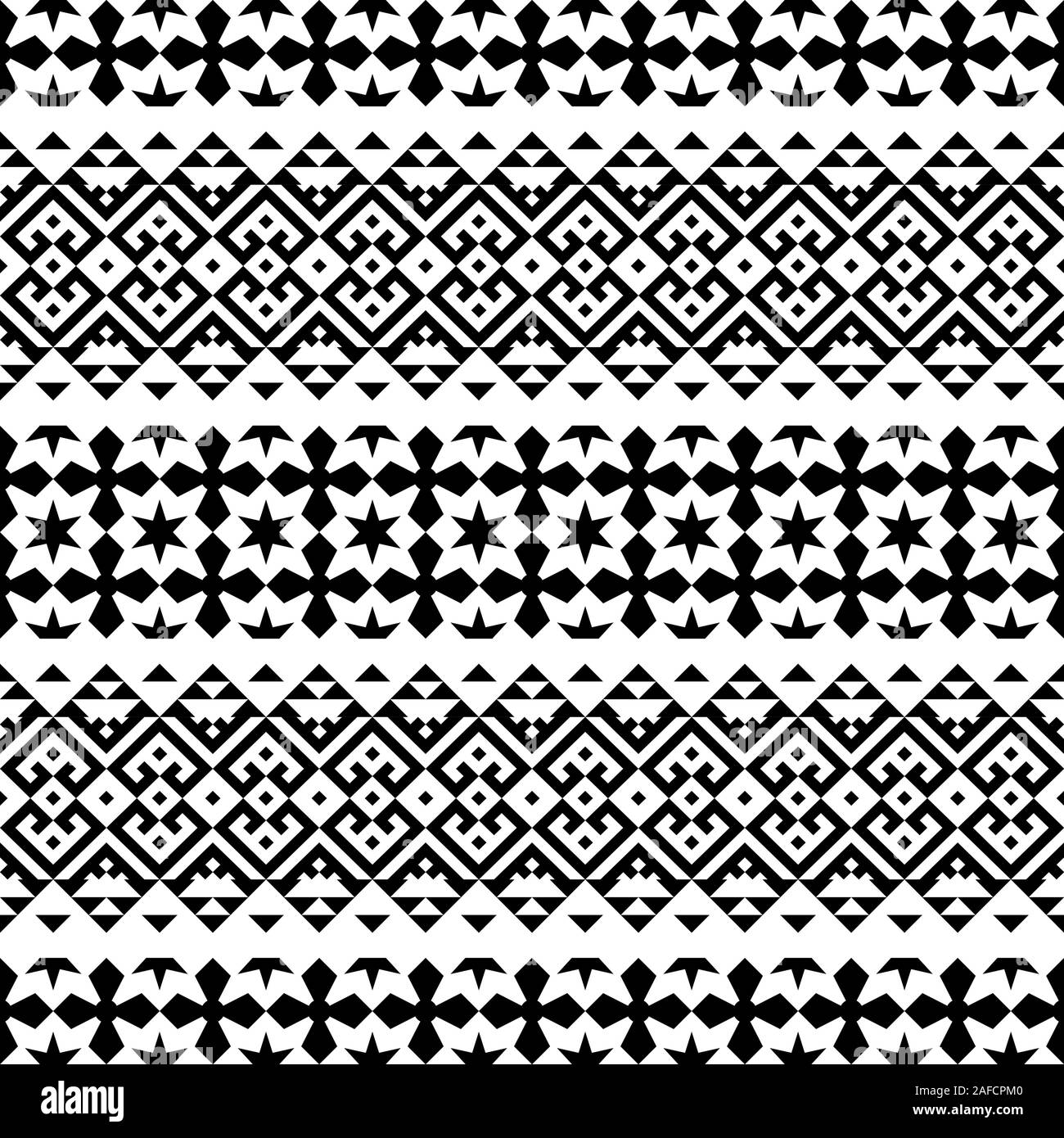 Traditional Ethnic Seamless Pattern with tribal design Illustration ...