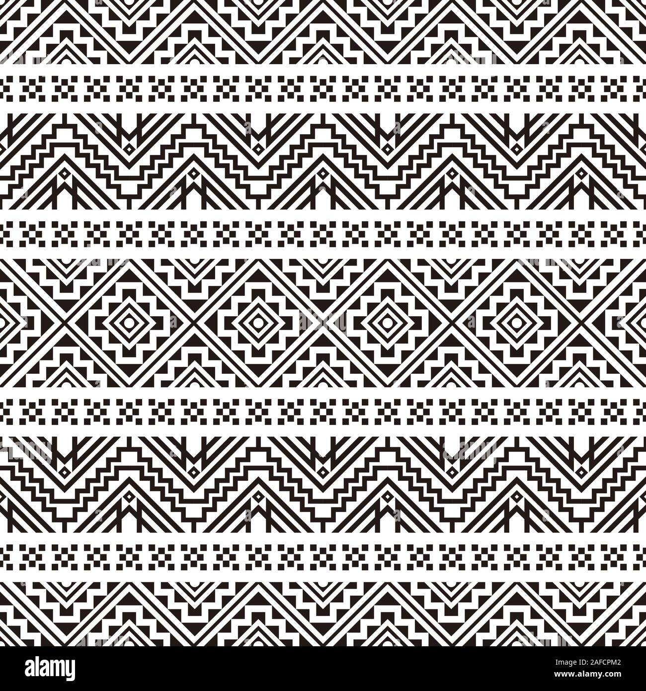 Traditional Ethnic Seamless Pattern with tribal design Illustration ...
