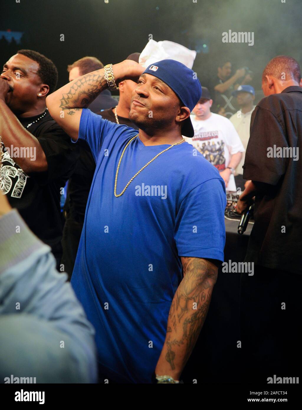 Rapper 40 Glocc of the DPG performs at Cage Vs. Cons on May 21, 2011 at ...