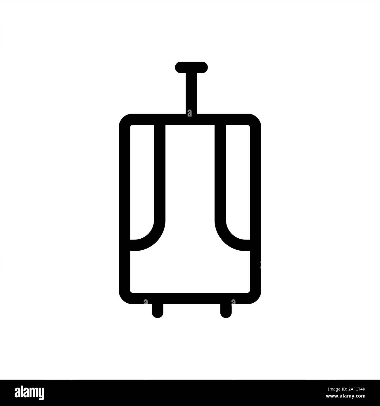 Travel bag vector Black and White Stock Photos & Images - Alamy