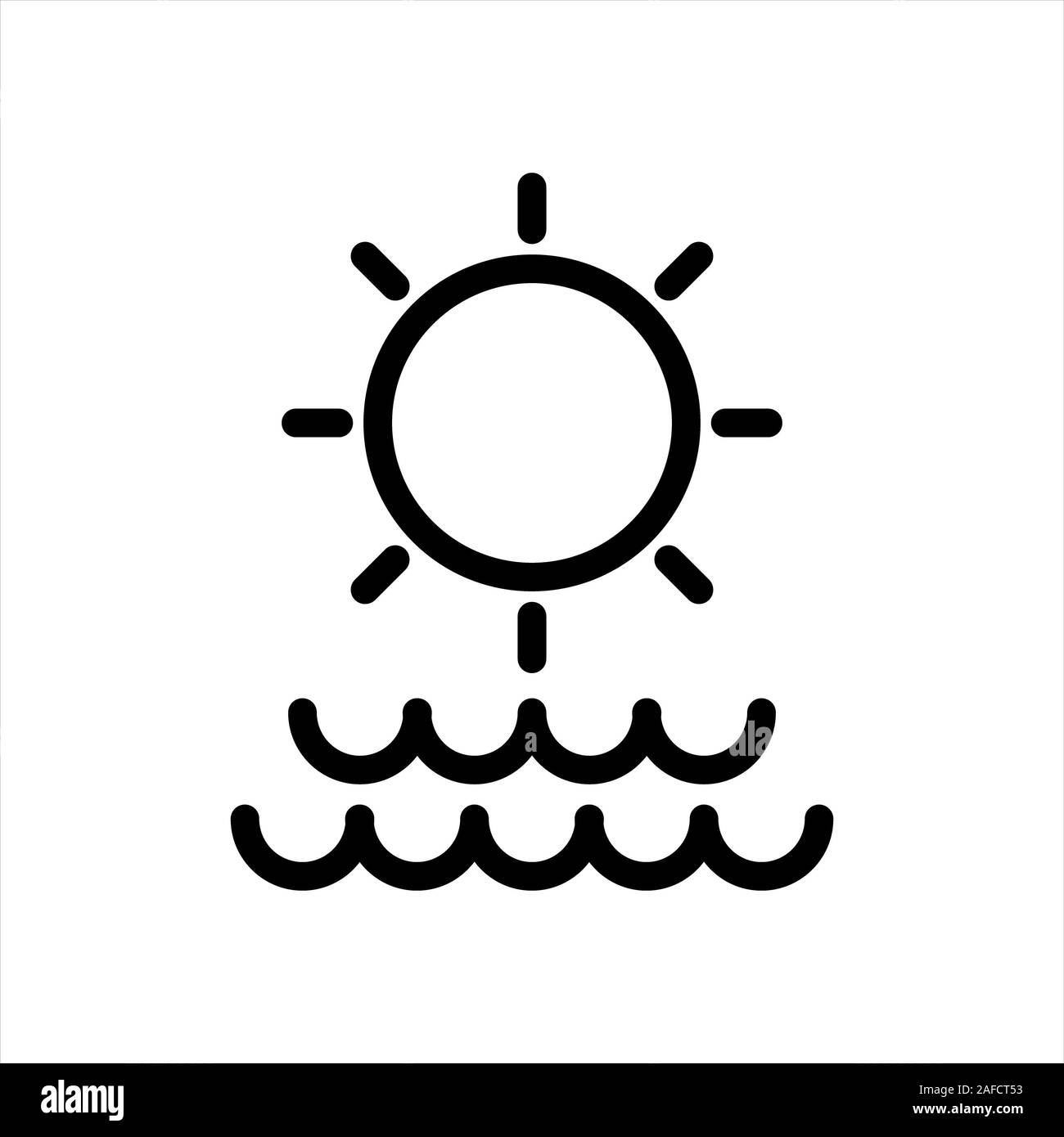 Sea party beach vector Black and White Stock Photos & Images - Alamy