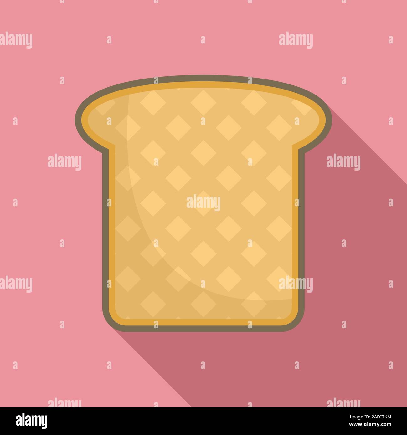 Sandwich toast icon. Flat illustration of sandwich toast vector icon ...