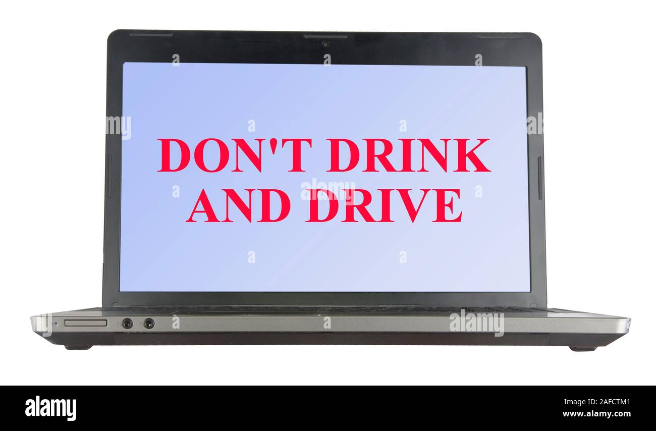 Do not drive and drink Stock Photo - Alamy