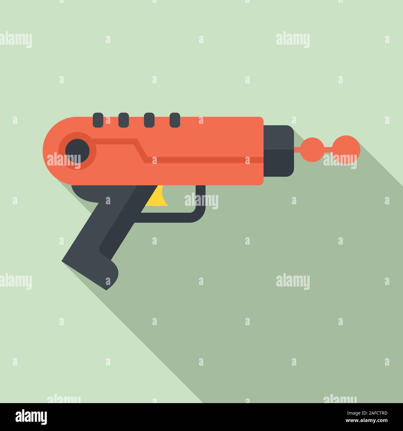 Ray blaster icon. Flat illustration of ray blaster vector icon for web ...