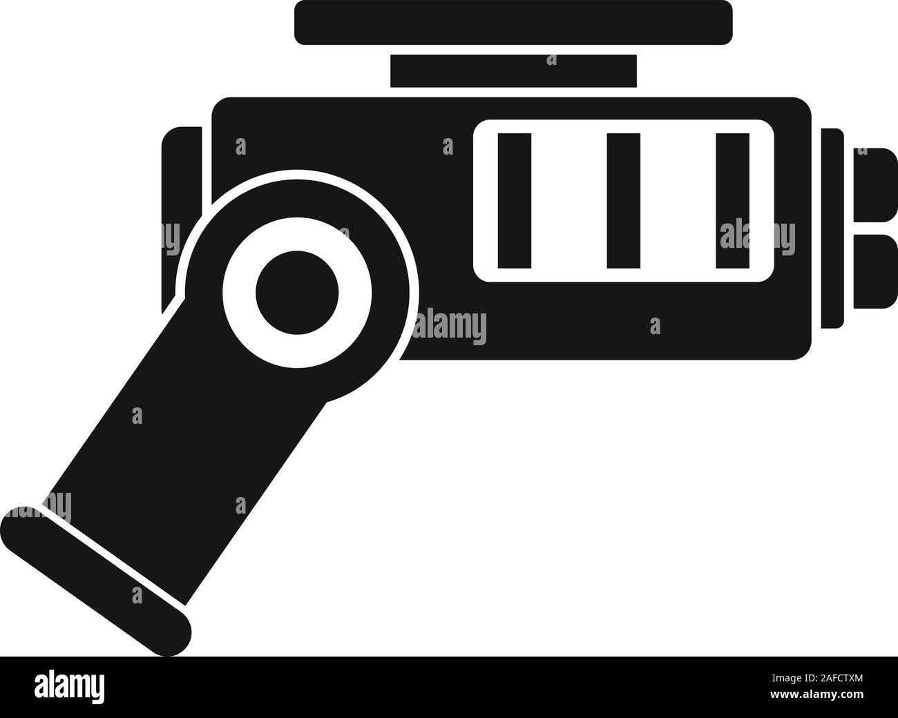 Phaser blaster icon. Simple illustration of phaser blaster vector icon ...