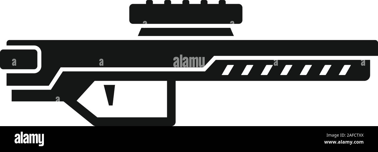 Energy blaster icon. Simple illustration of energy blaster vector icon ...