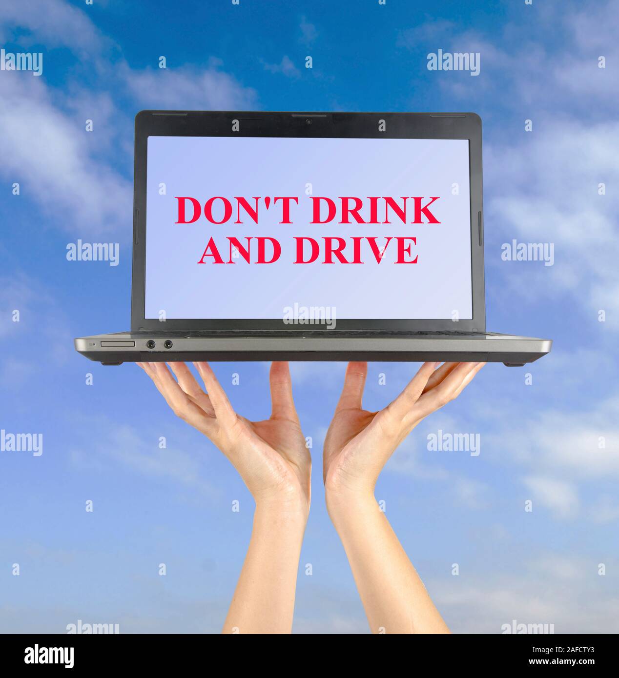 Do not drive and drink Stock Photo - Alamy