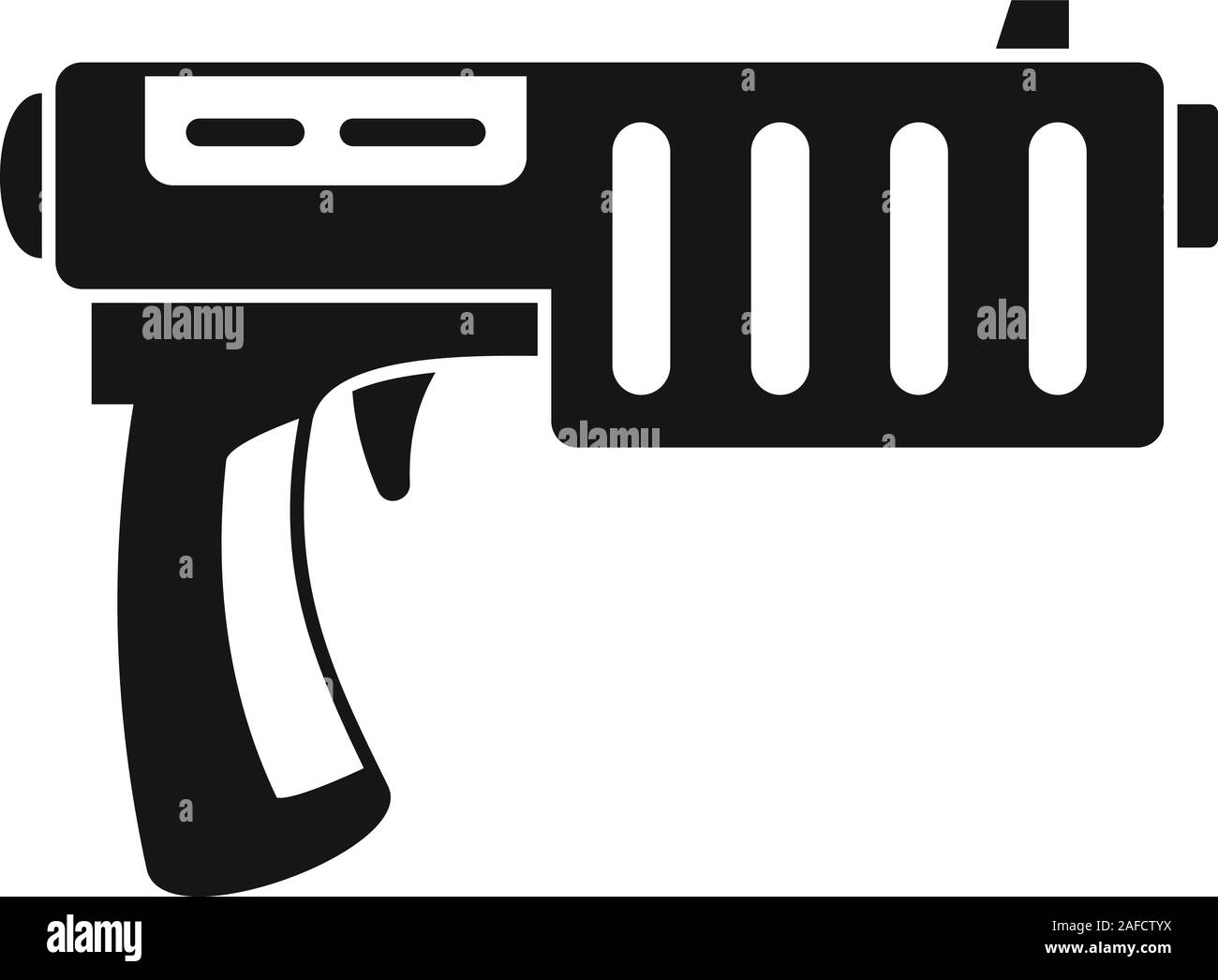 Kid blaster icon. Simple illustration of kid blaster vector icon for ...