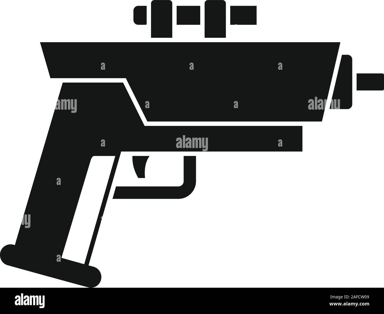 Child blaster icon. Simple illustration of child blaster vector icon ...