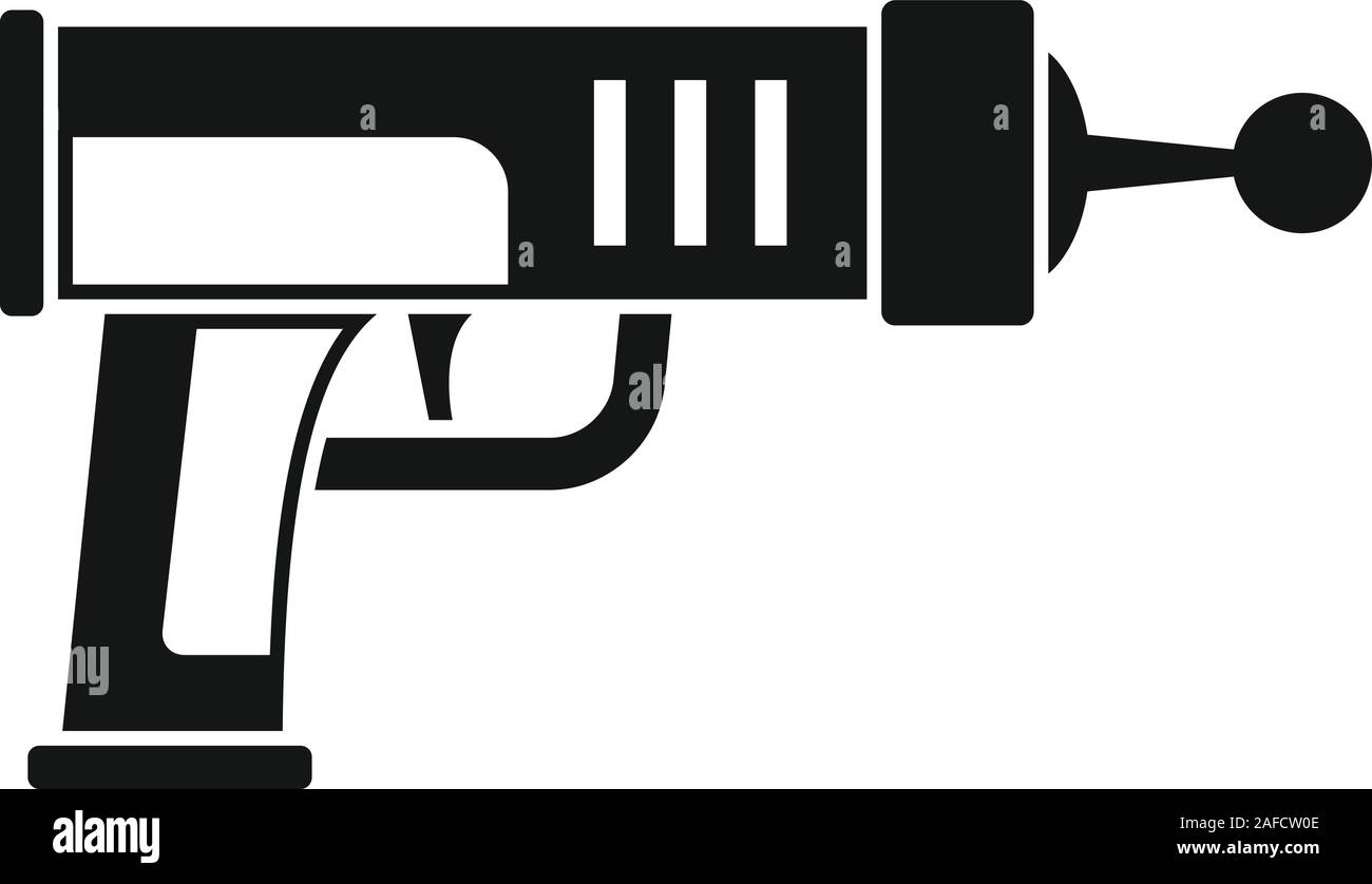 Future blaster icon. Simple illustration of future blaster vector icon ...