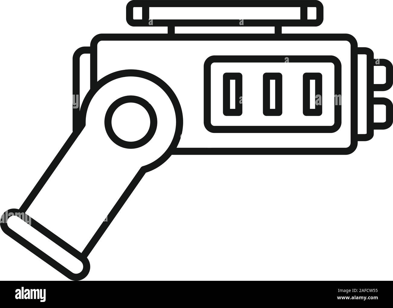 Phaser blaster icon. Outline phaser blaster vector icon for web design ...