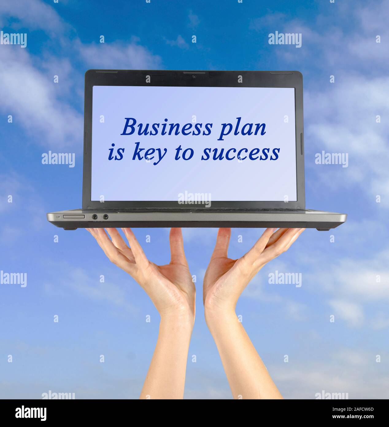 Business plan is key to success Stock Photo - Alamy