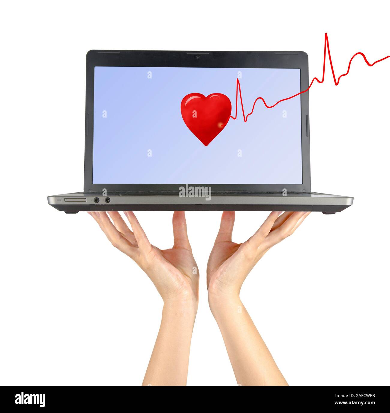Symbol of cardiology Stock Photo - Alamy