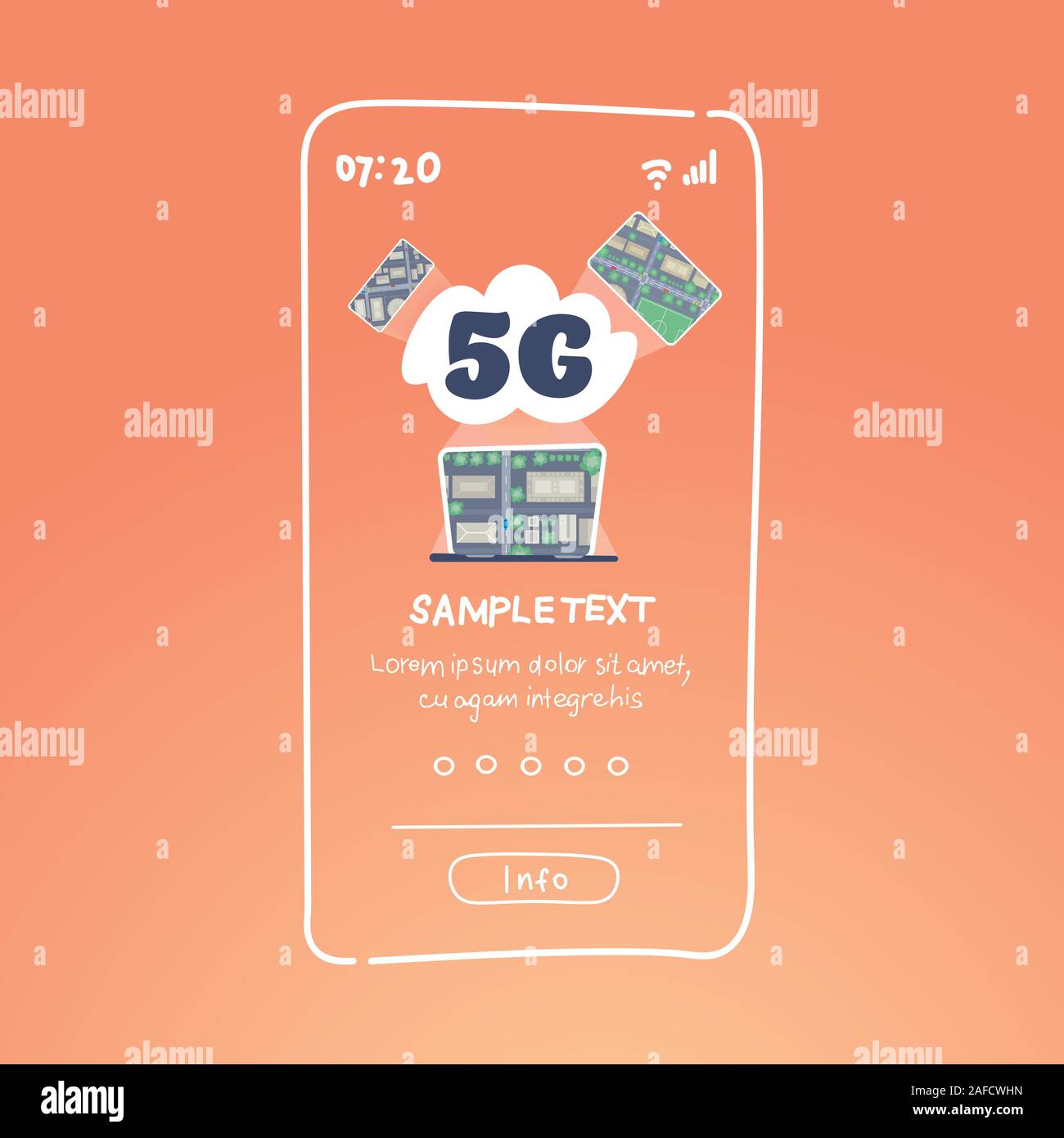 Digital infrastructure 5g Stock Vector Images - Alamy