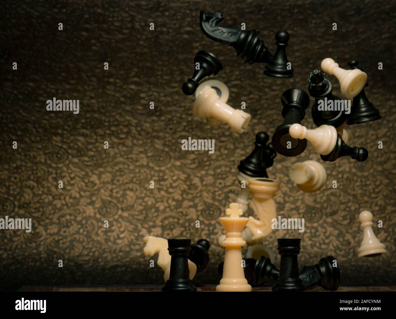 Chess board game. Business strategy management and success concept ...