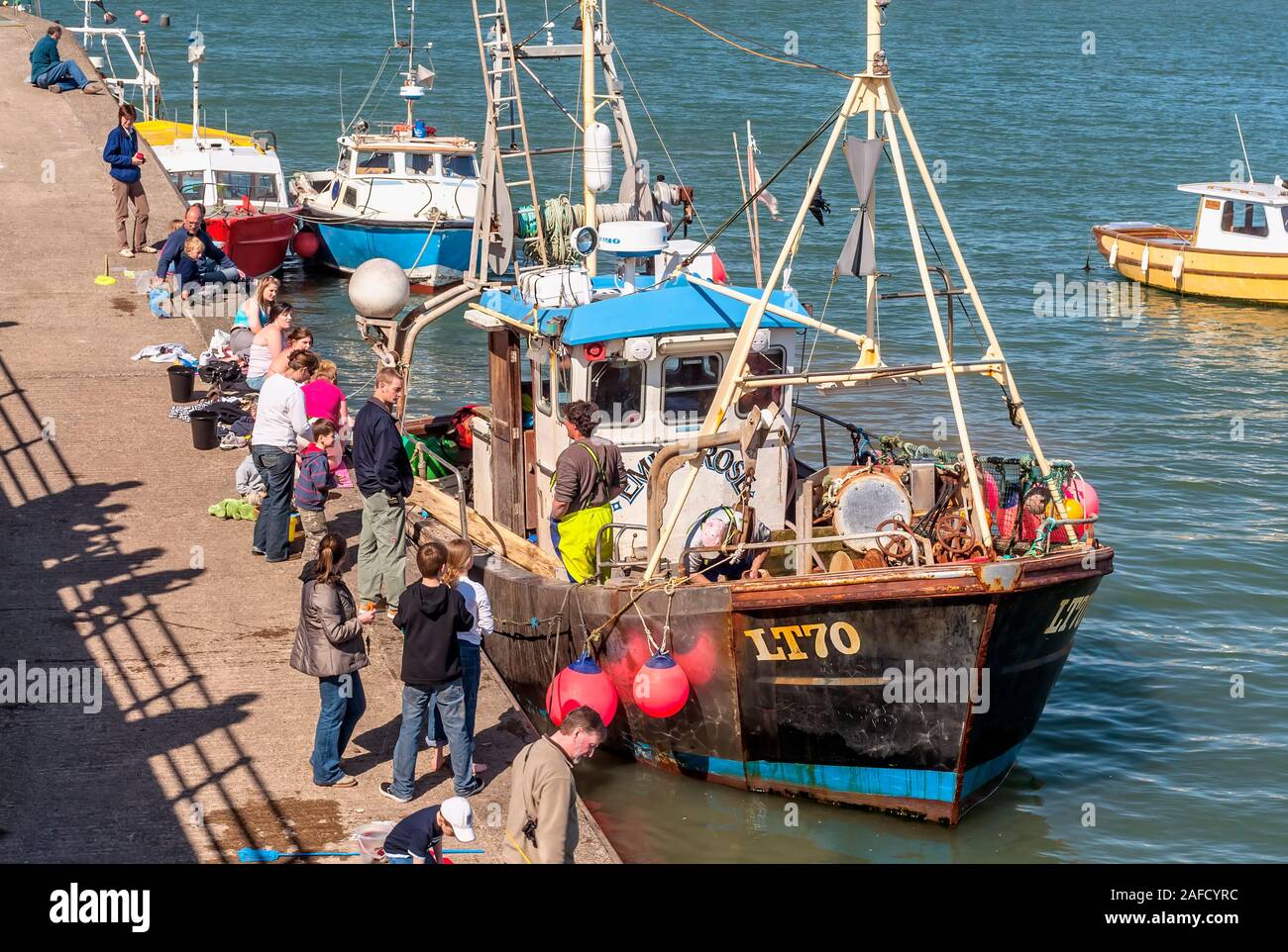 Appledore, fishing village, North Devon, Uk Stock Photo - Alamy