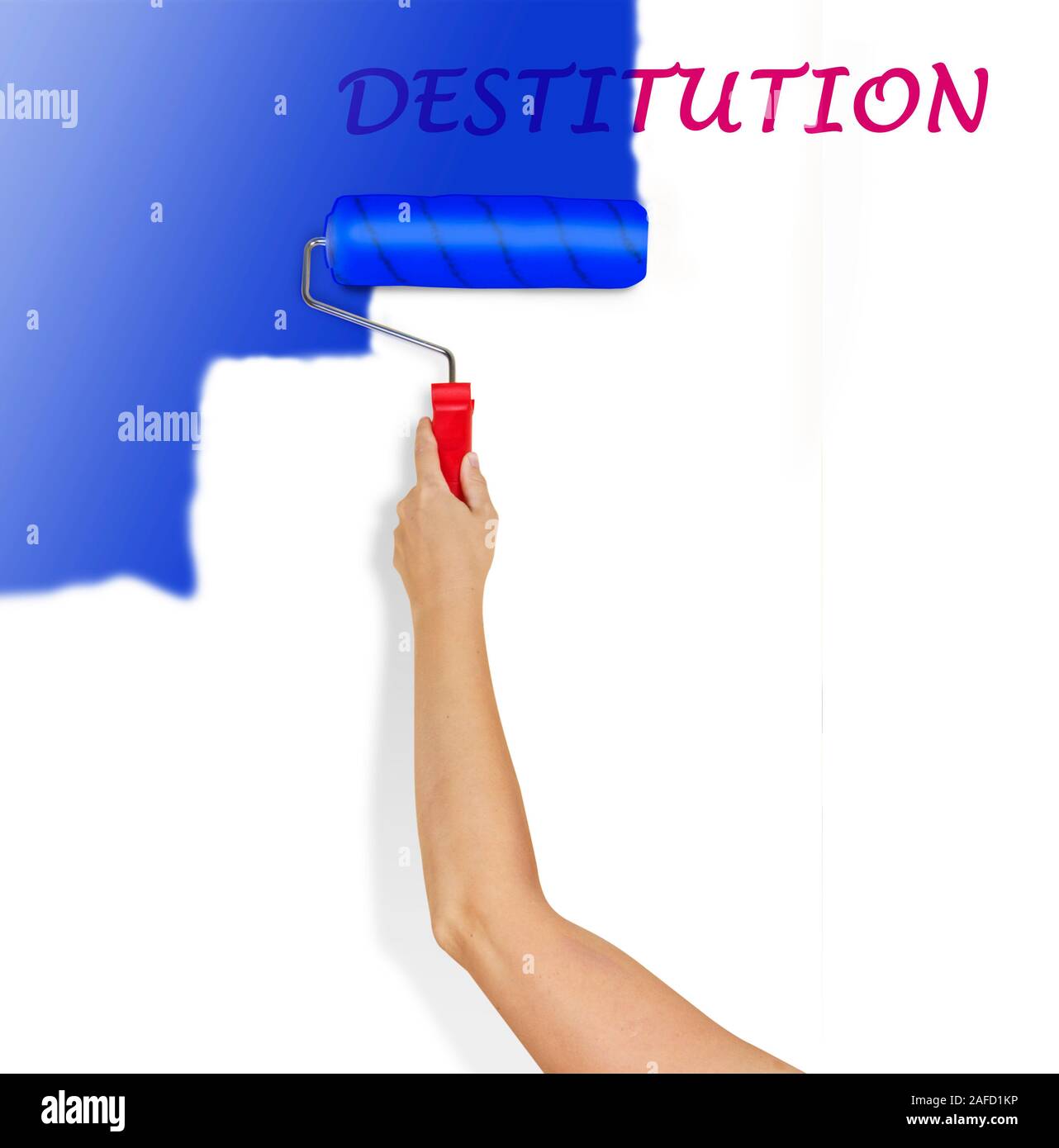 War on destitution Stock Photo - Alamy