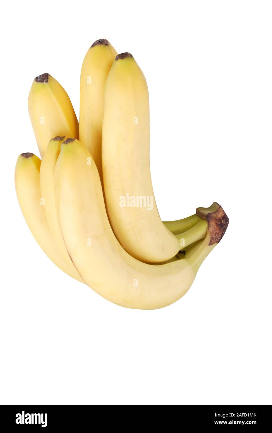 many yellow banana isolated Stock Photo - Alamy