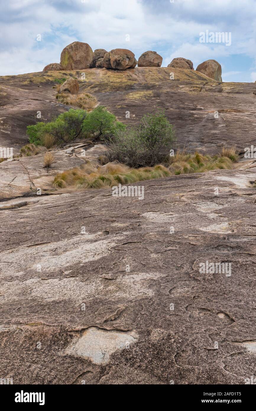 "World's view", Matobo Hills National Park, Zimbabwe. The place is ...
