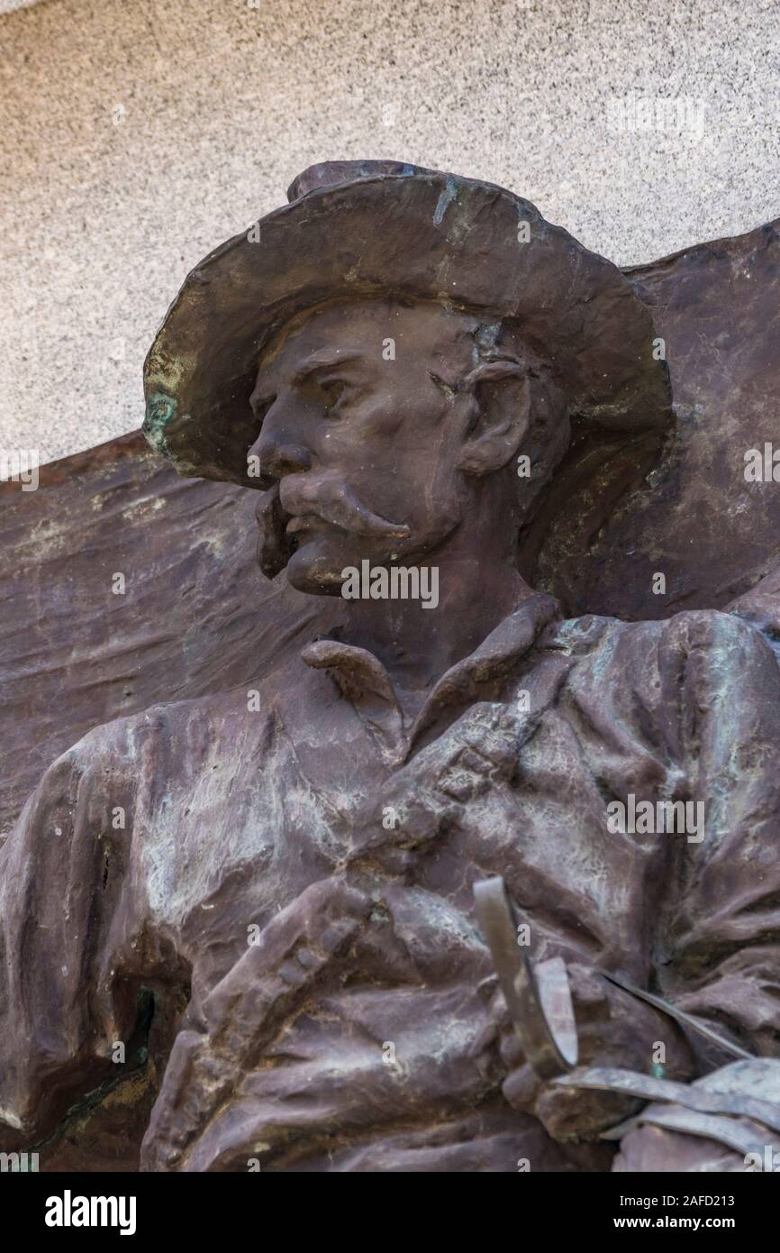 Matobo Hills (formerly Matopos) national park, Zimbabwe. The memorial ...