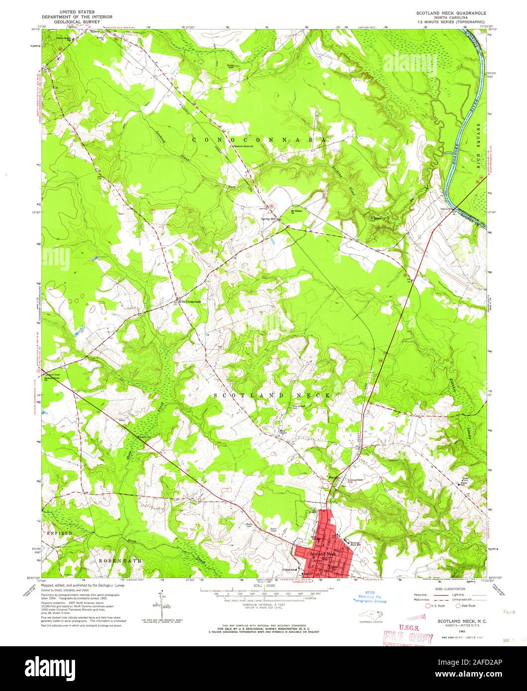 Scotland north carolina map hi-res stock photography and images - Alamy