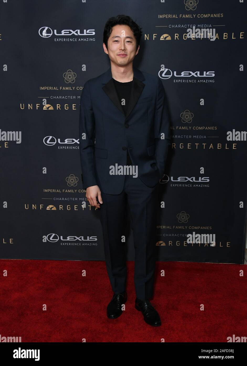 14 December 2019 - Beverly Hills, California - Steven Yeun ...