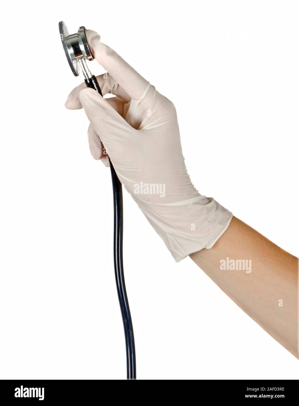 hand with stethoscope Stock Photo - Alamy