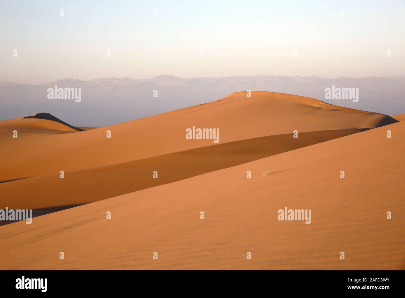 Sand Dunes of Ica Desert, Close to Huacachina Oasis. Ica, Peru Stock ...