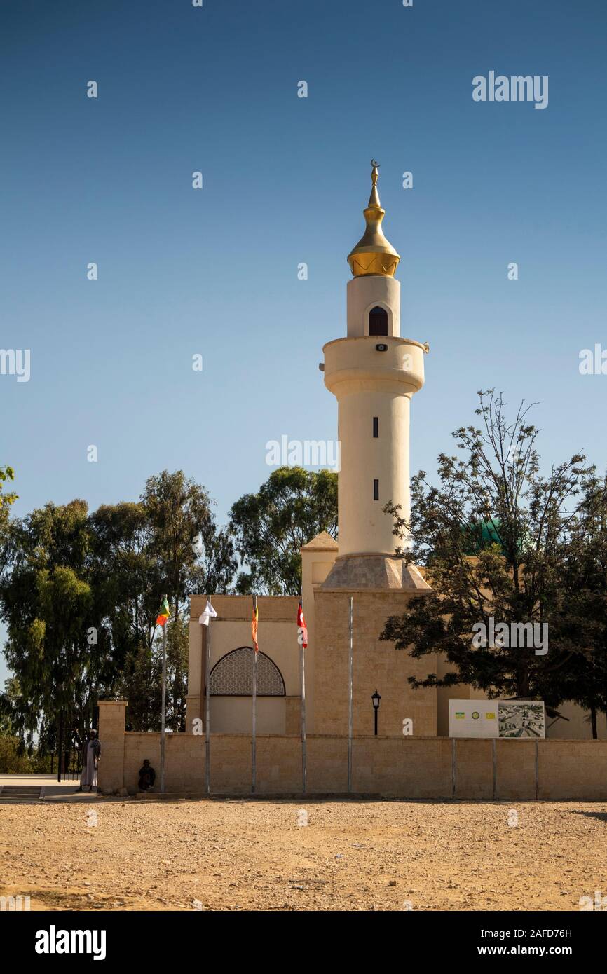Ethiopia, Tigray, Negash, Amedin Mesgid, rebuilt ancient mosque in ...