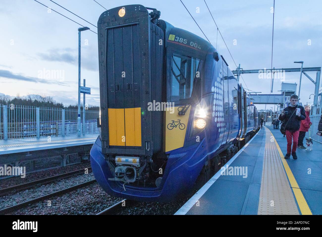 Glasgow, Scotland, UK. 15th December 2019. Robroyston, Glasgow’s 60th ...