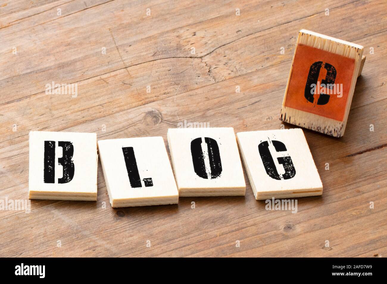 Blog stamp hi-res stock photography and images - Alamy