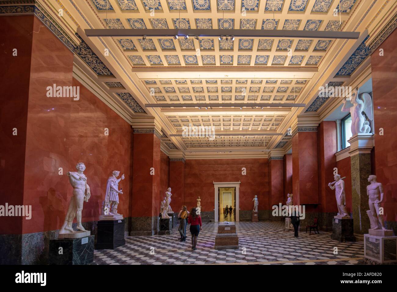 Inside interior of the Hermitage russian state museum. Amazing room ...