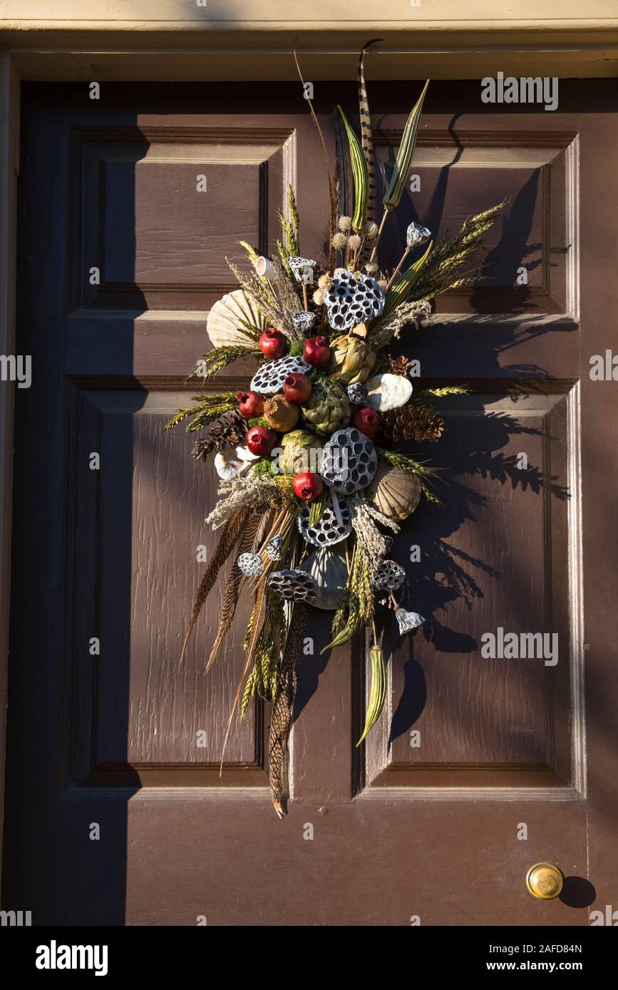 Deck the doors annual wreath competition hi-res stock photography and ...