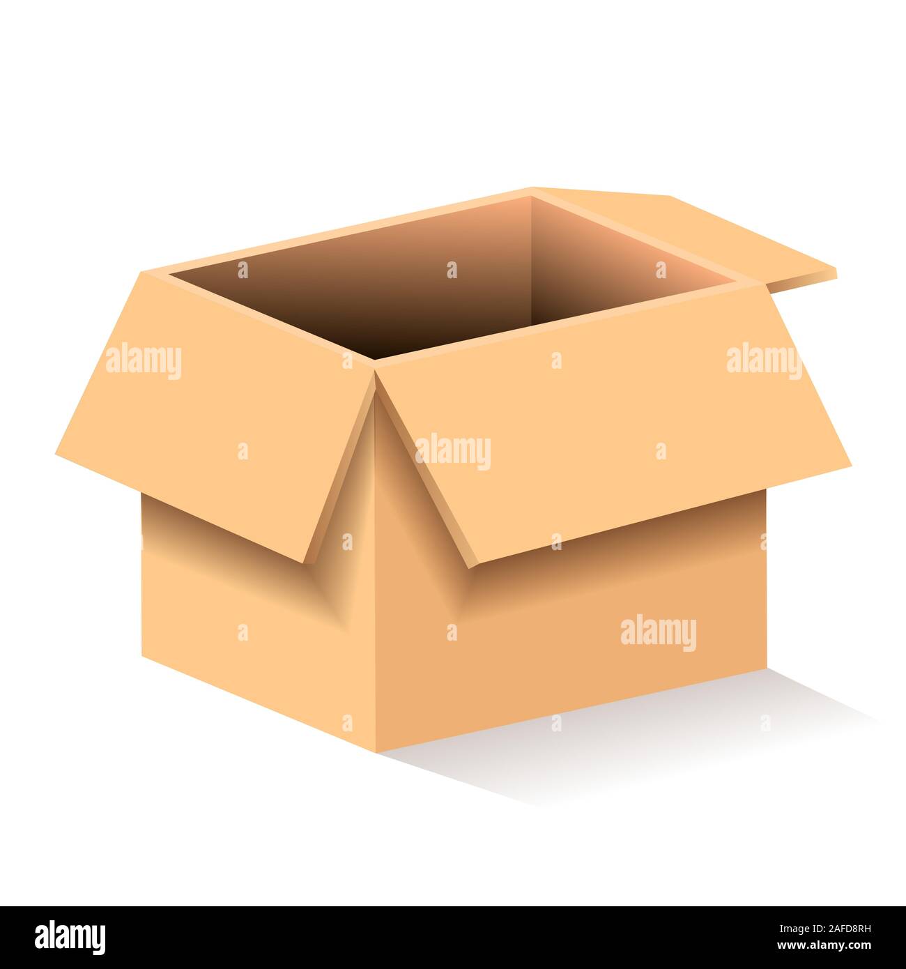 Cardboard Box Illustrations Suitable For Greeting Card, Poster Or T ...