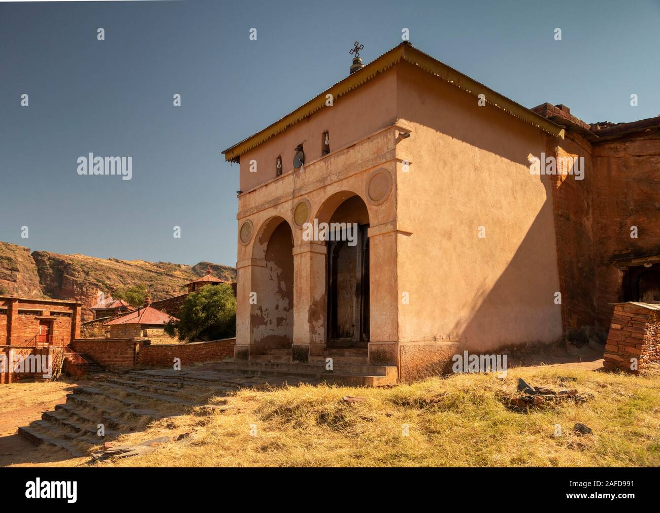 Ethiopia, Tigray, Wukro, Abraha we Atsbeha, C10th church, exterior ...