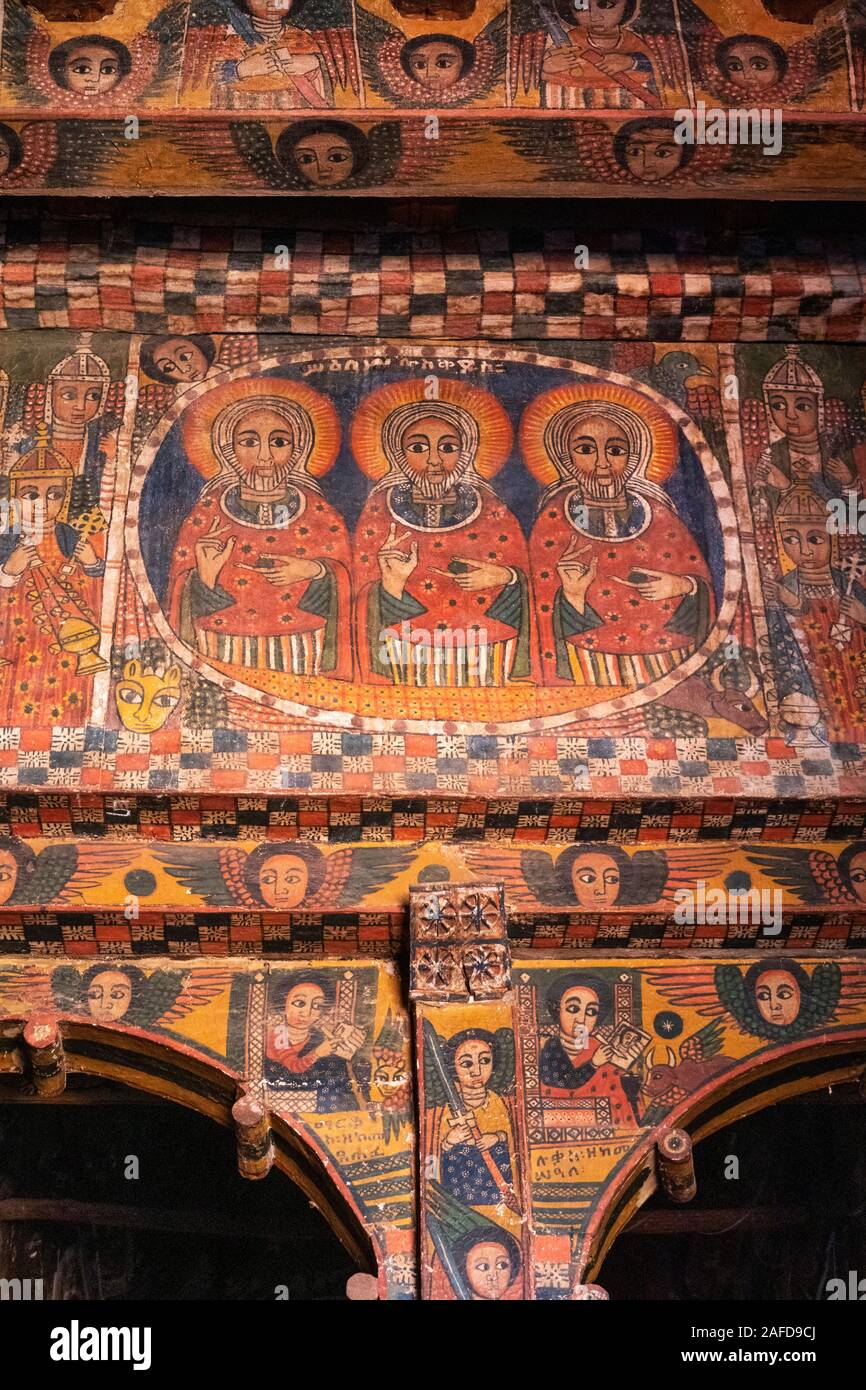 Ethiopia, Tigray, Wukro, Abraha we Atsbeha, C10th church, well ...