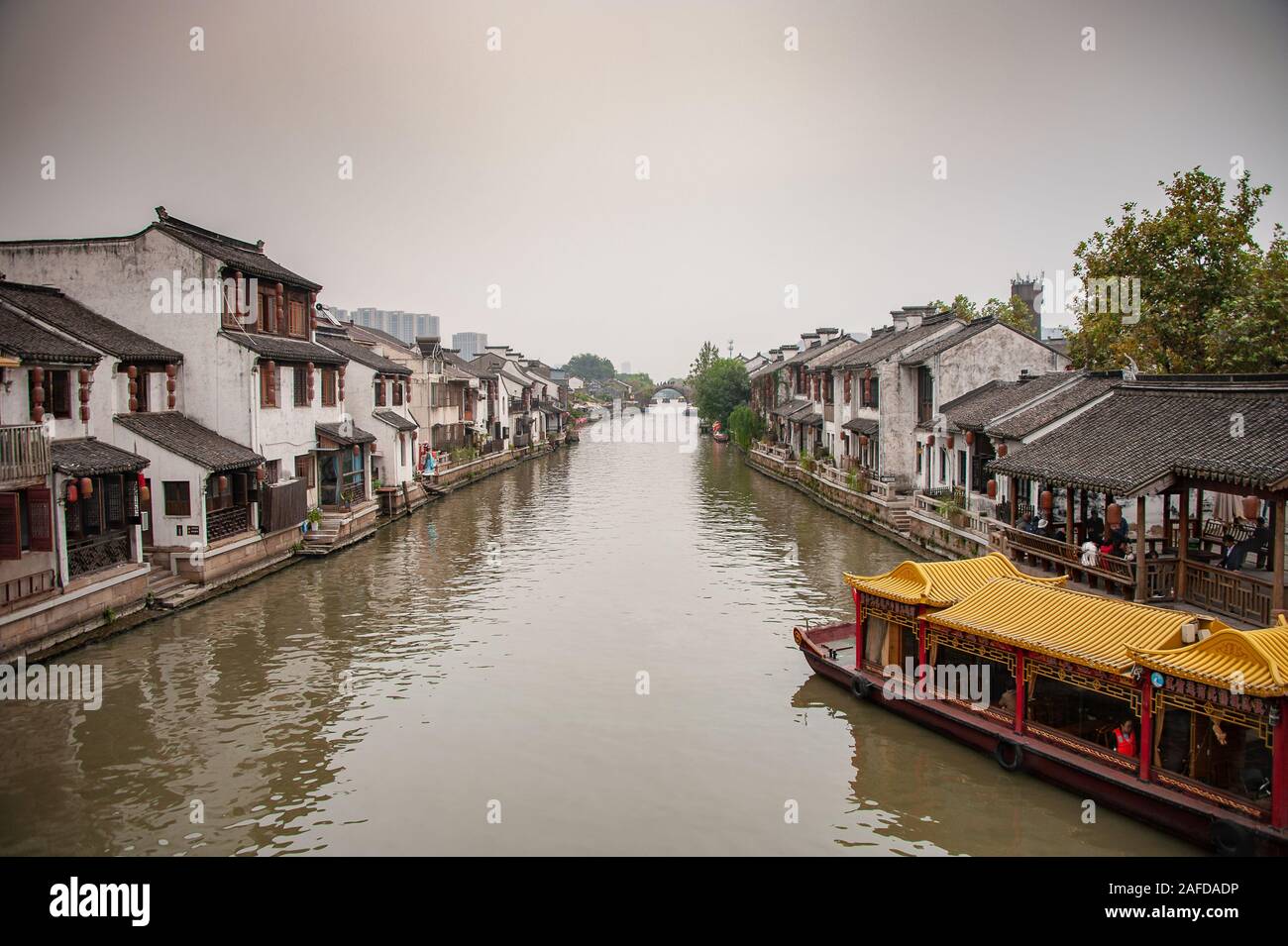 Wuxi, China - October 2019: Scenic views along the Grand Canal - China ...