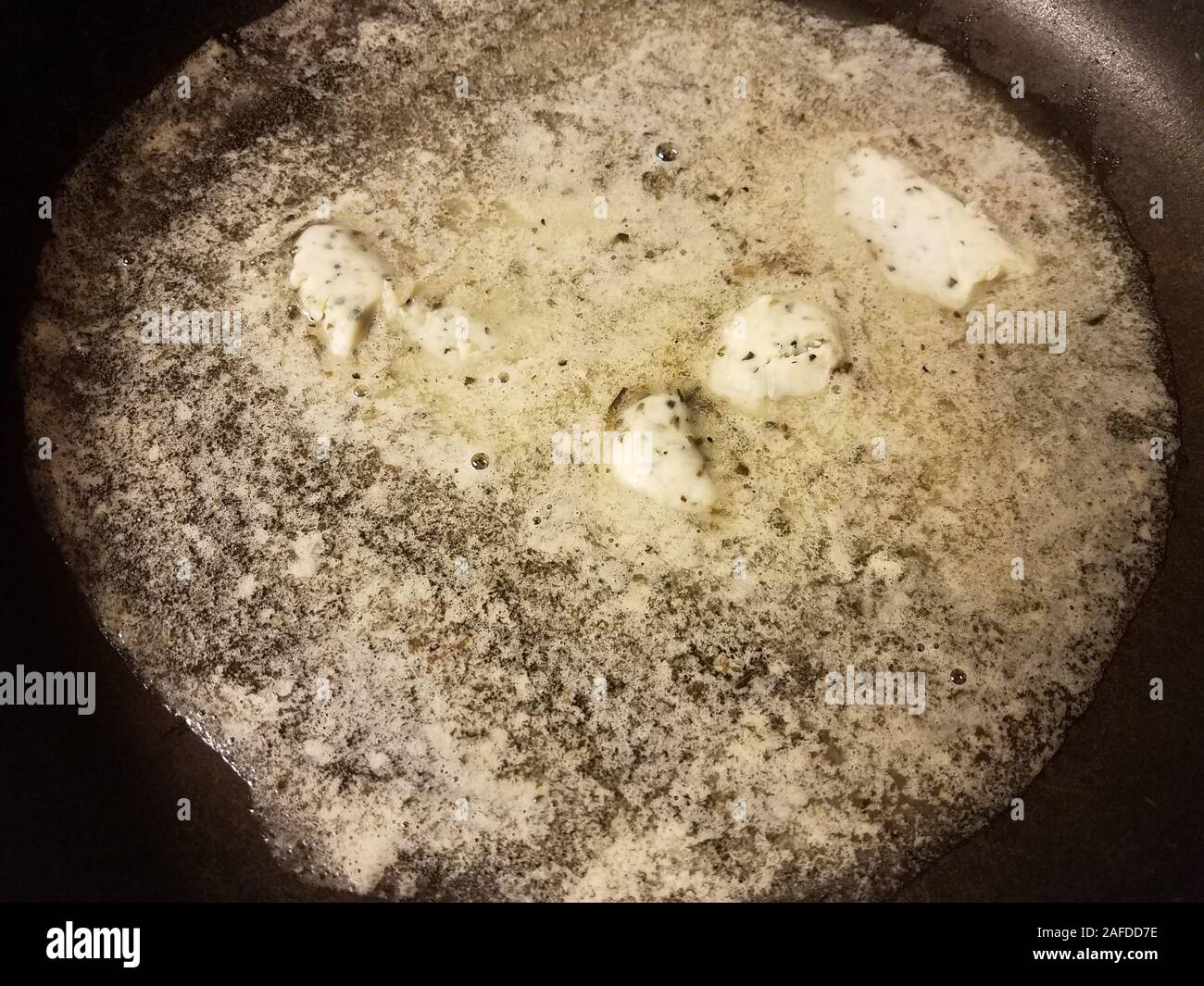 Hot pan melting butter hi-res stock photography and images - Alamy