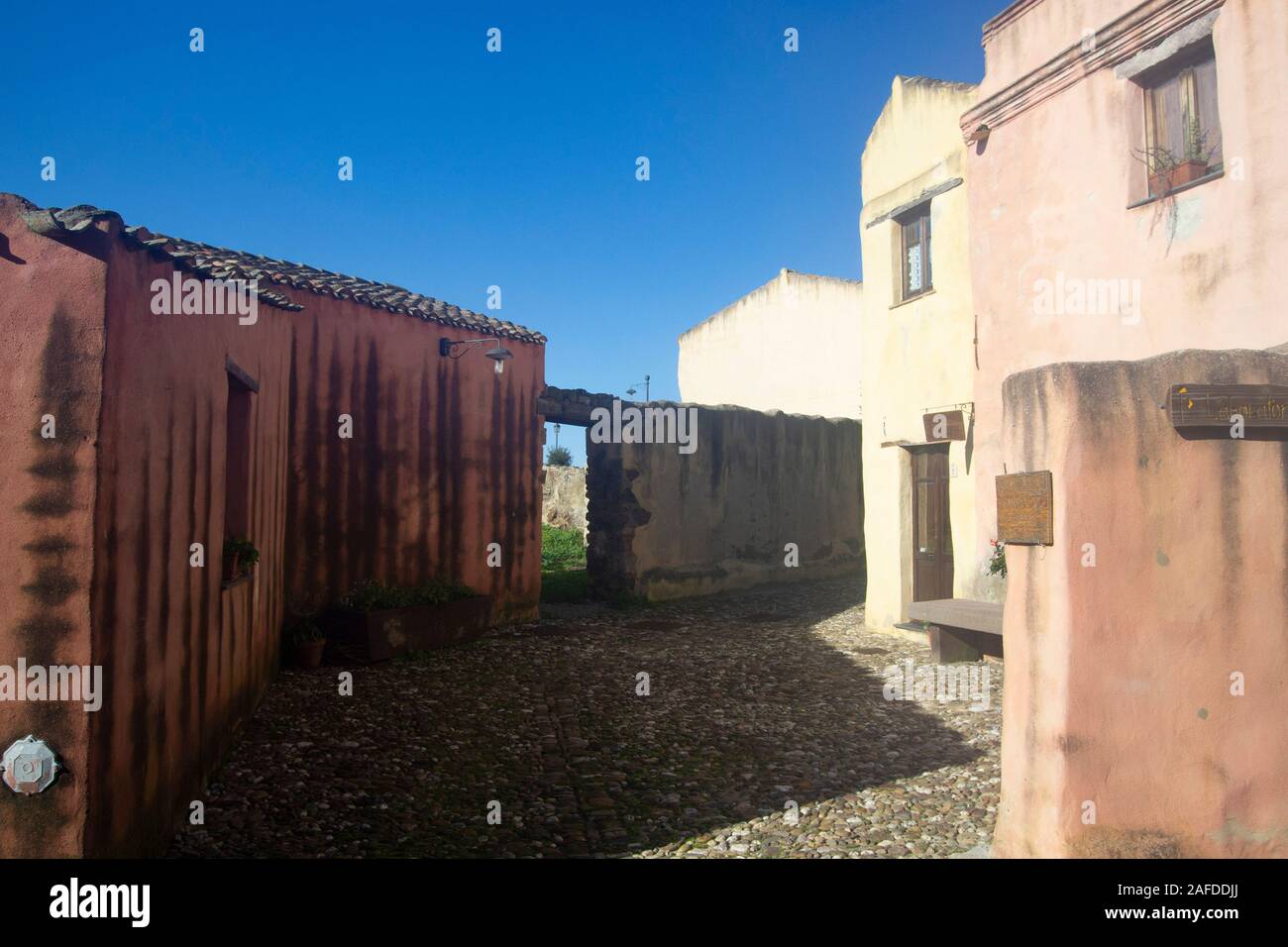 Ancient medieval village of Tratalias Stock Photo - Alamy