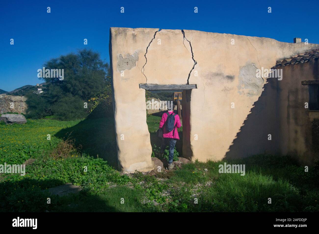 Ancient medieval village of Tratalias Stock Photo - Alamy