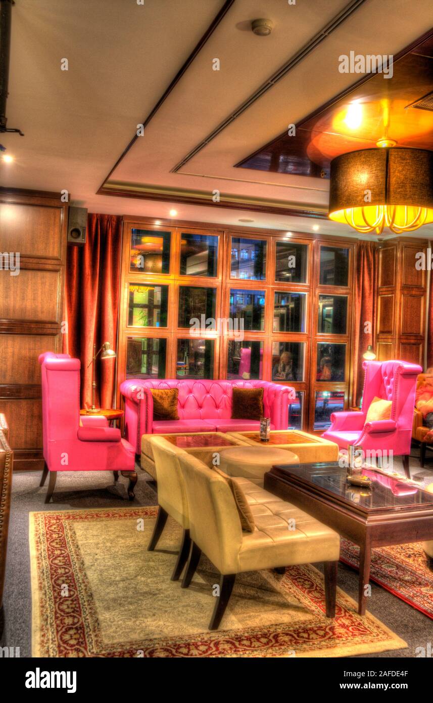 beautiful restaurant interior design with table seating and lighting ...