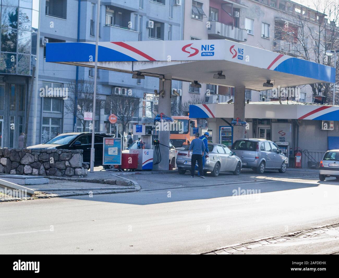 Nis petrol gas station hi-res stock photography and images - Alamy
