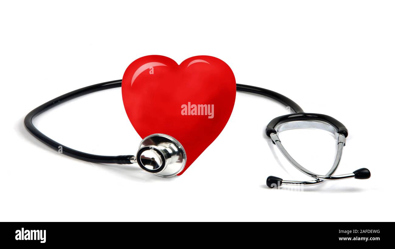 stethoscope and heart Stock Photo - Alamy