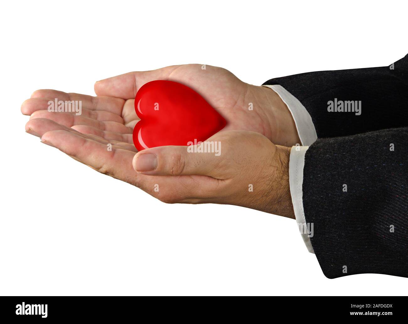 Father giving heart symbol hi-res stock photography and images - Alamy