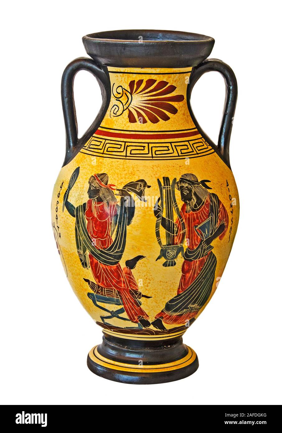 Ancient greek vase pattern Cut Out Stock Images & Pictures - Alamy