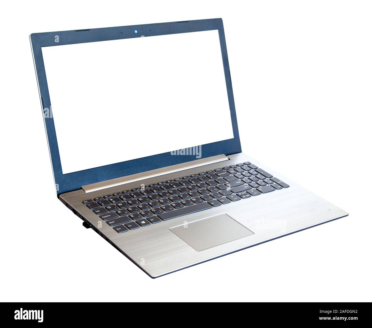 Notebook isolated on white background Stock Photo - Alamy