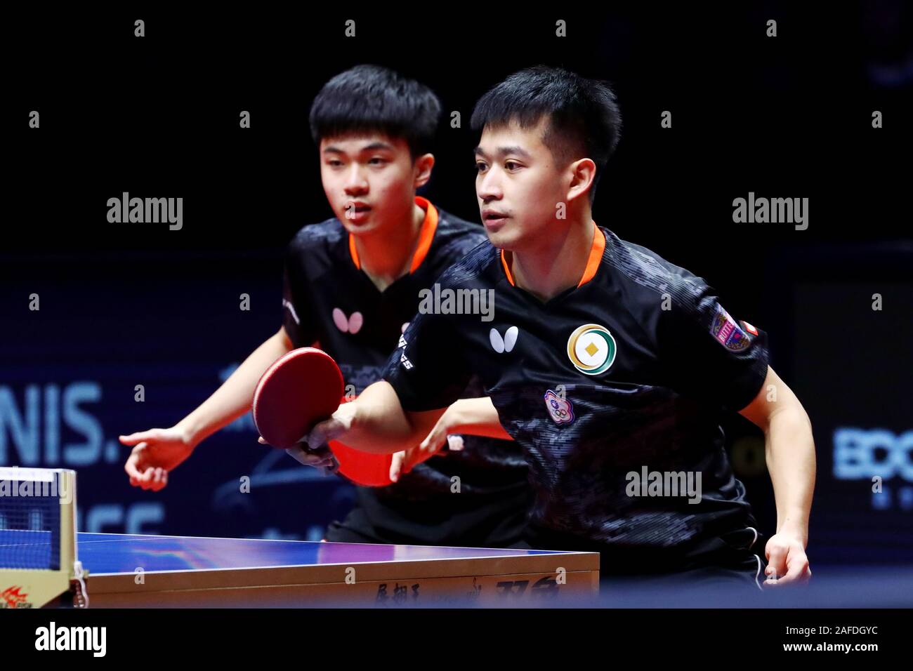Zhengzhou, China. 15th Dec, 2019. Liao Cheng-Ting & Lin Yun-Ju (TPE ...