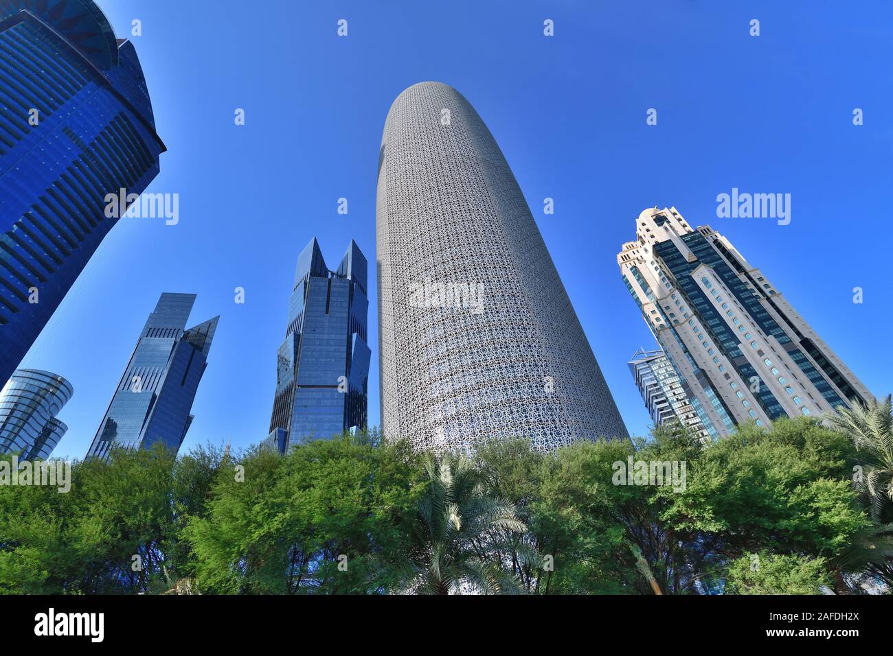 Doha background hi-res stock photography and images - Alamy