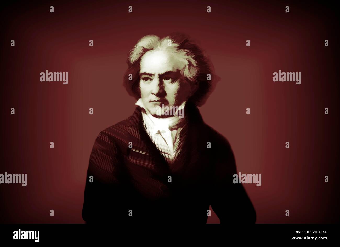 Ludwig van Beethoven, 1770 -1827, German composer Stock Photo - Alamy